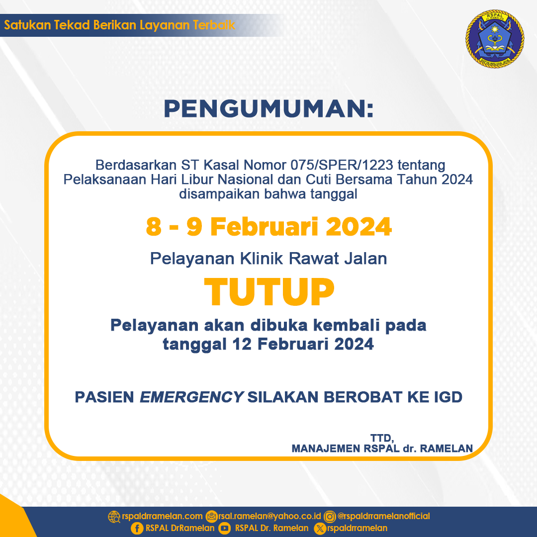 Berita - Fasilitas - RSPAL dr. Ramelan Surabaya