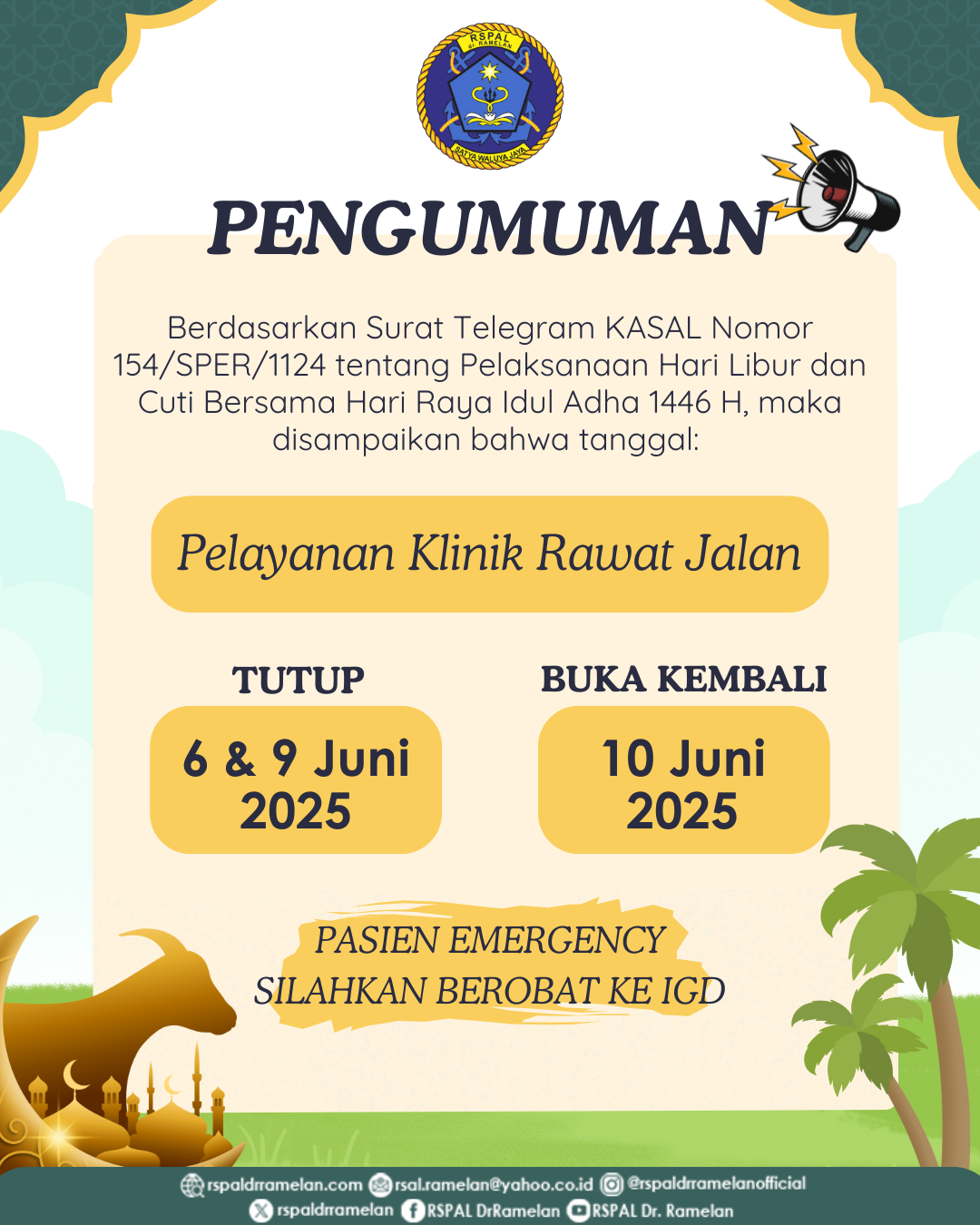 Berita - Fasilitas - RSPAL dr. Ramelan Surabaya